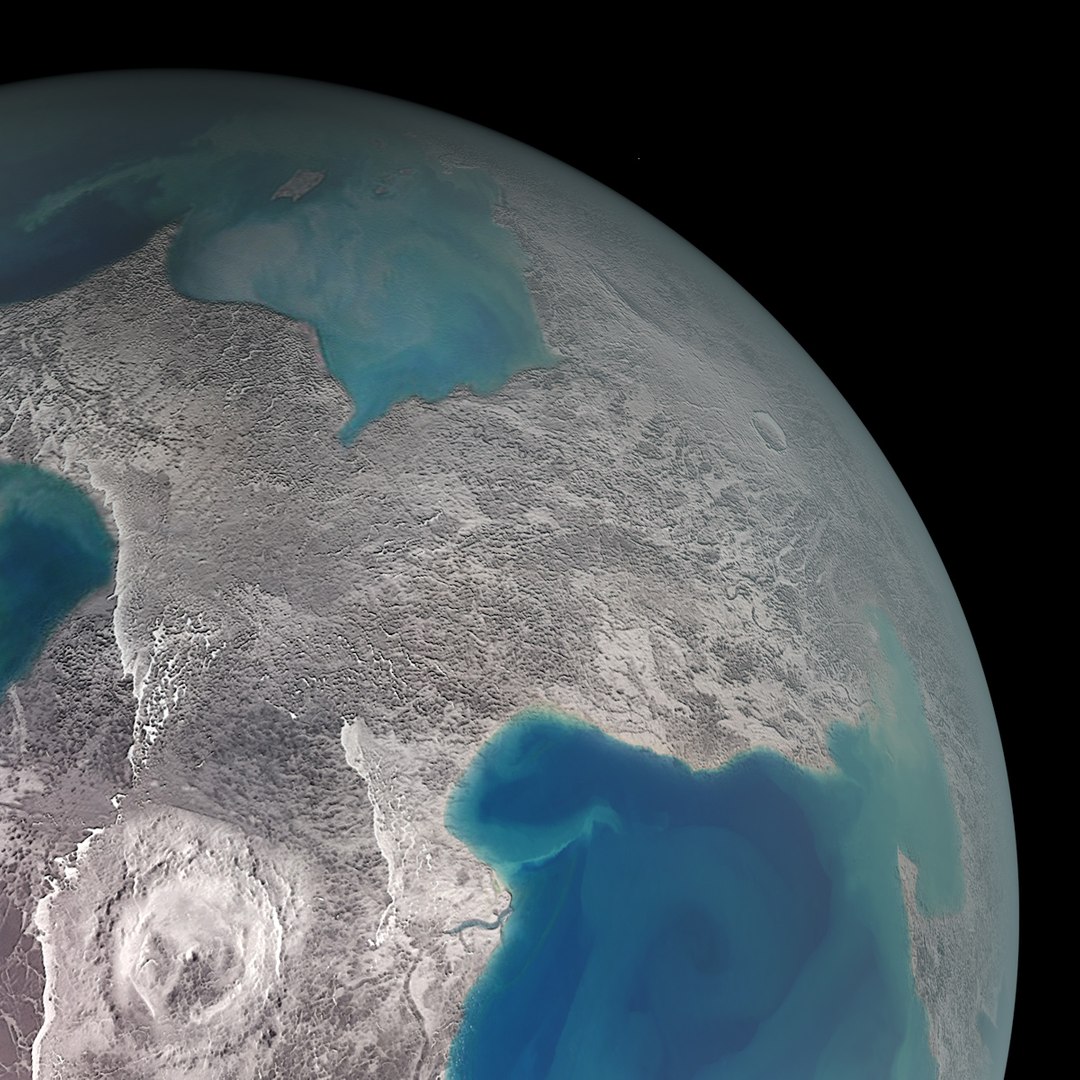 Fictional Alien Dwarf Planet 8k with Asteroids 3D model - TurboSquid ...