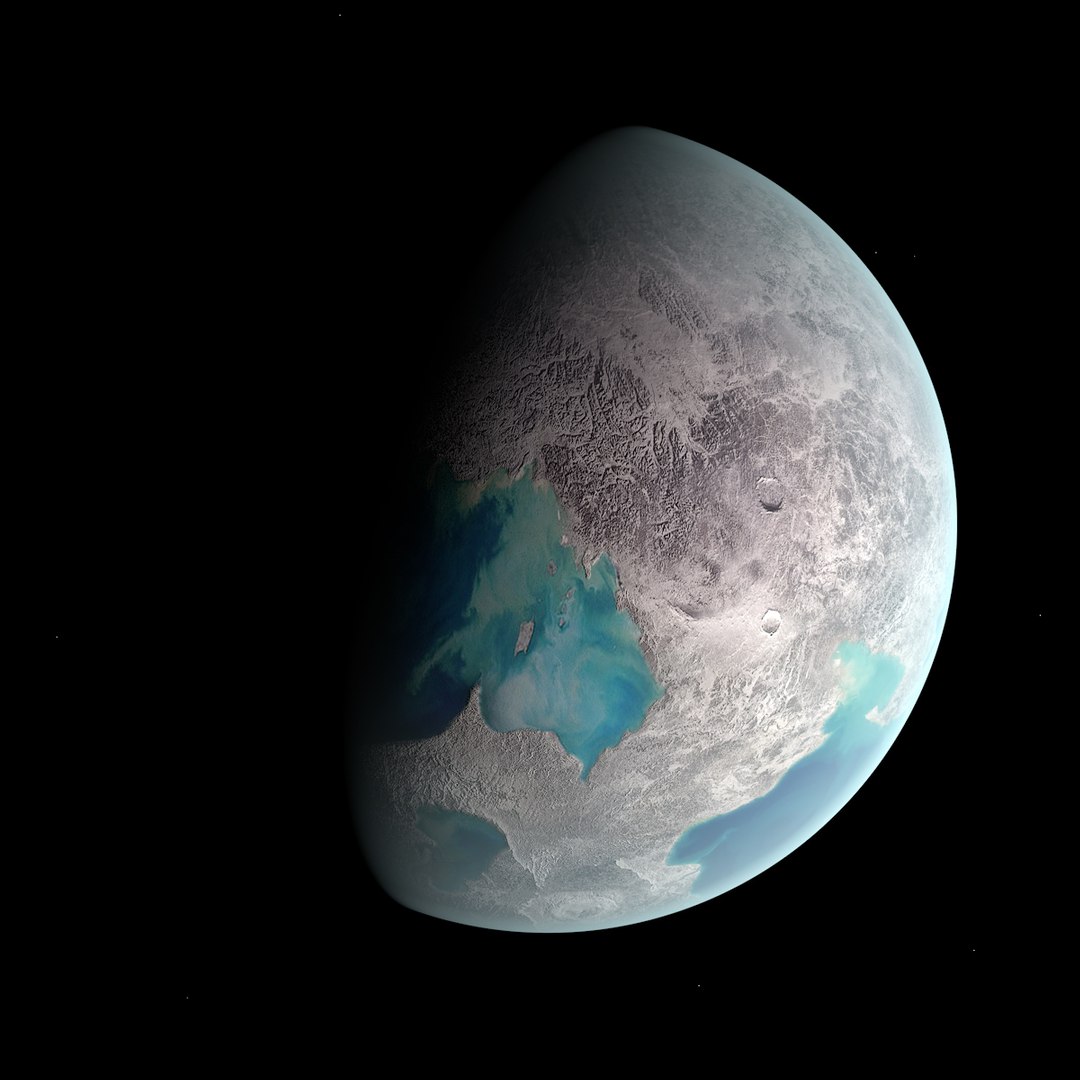 Fictional Alien Dwarf Planet 8k with Asteroids 3D model - TurboSquid ...
