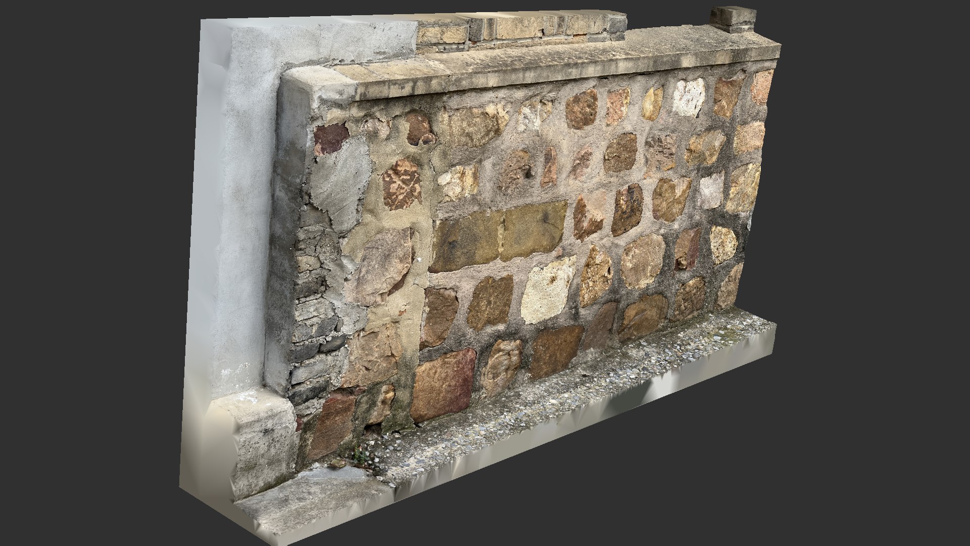 A Stone Wall 3d Scan 3D - TurboSquid 1996108