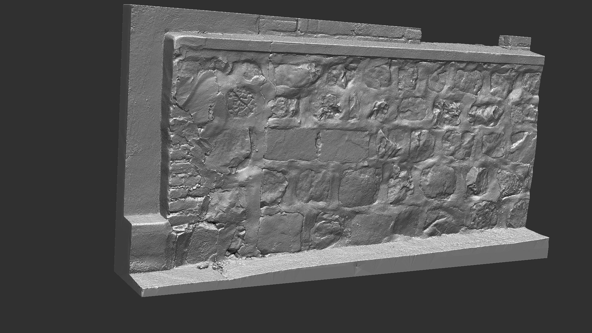 A Stone Wall 3d Scan 3D - TurboSquid 1996108