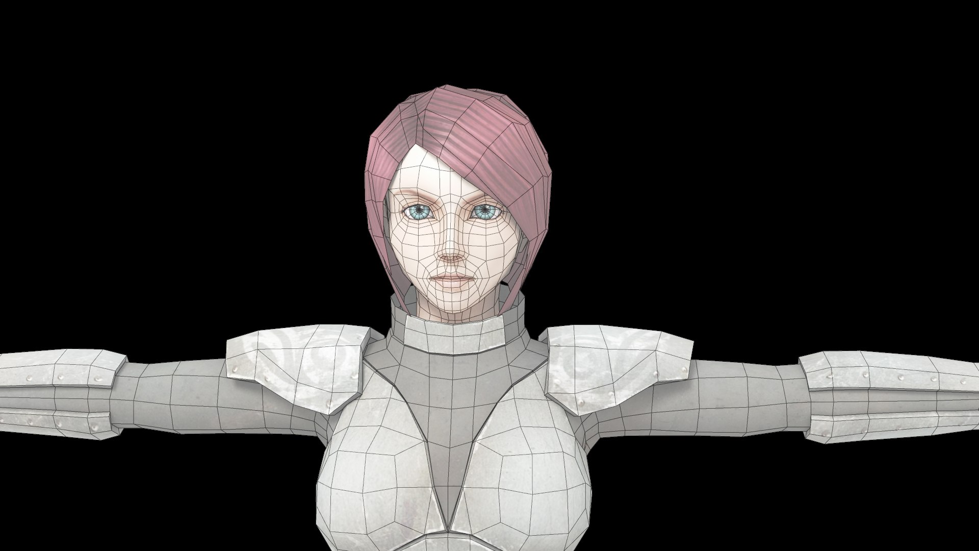 3d Model Of Female Character