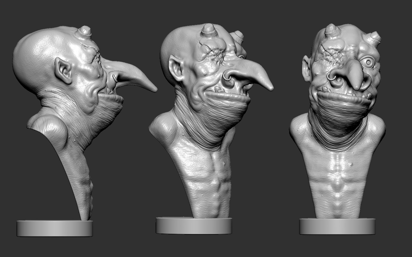 Free 3D Fantasy Bust Model - TurboSquid 1700172