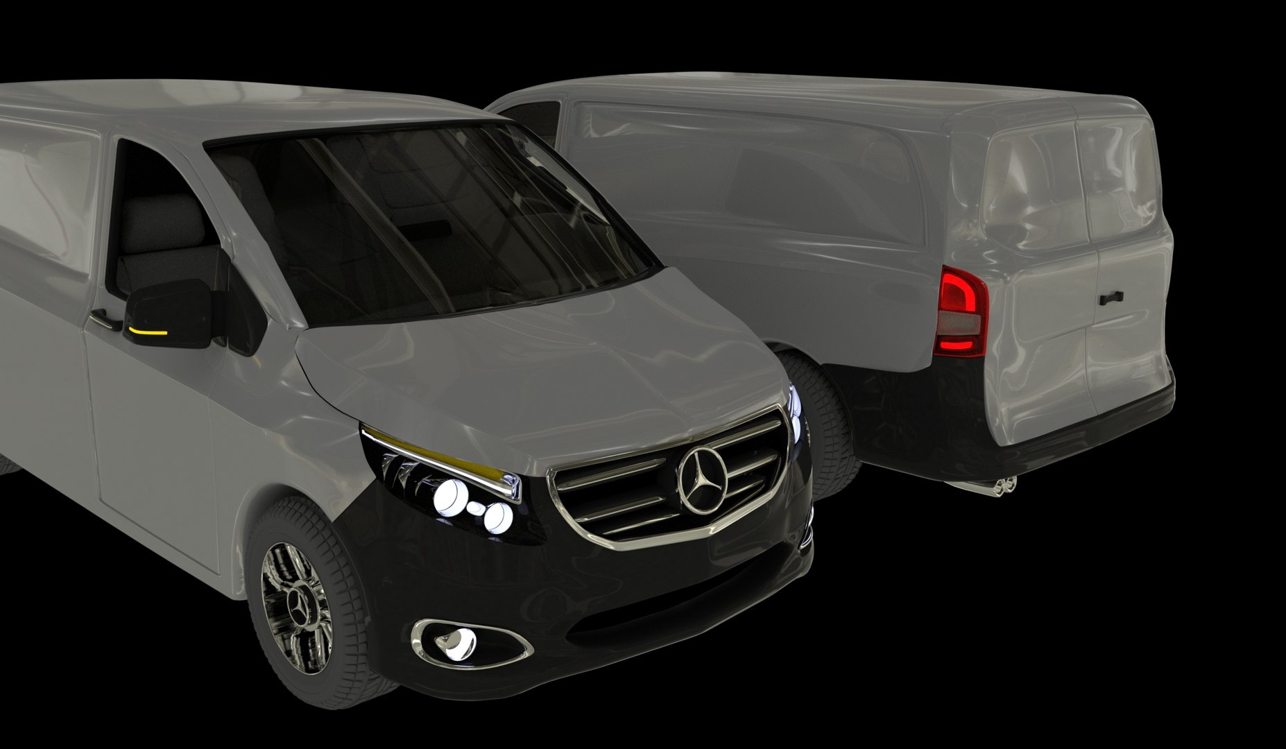 Mercedes-benz Vito 3D Model - TurboSquid 1376944