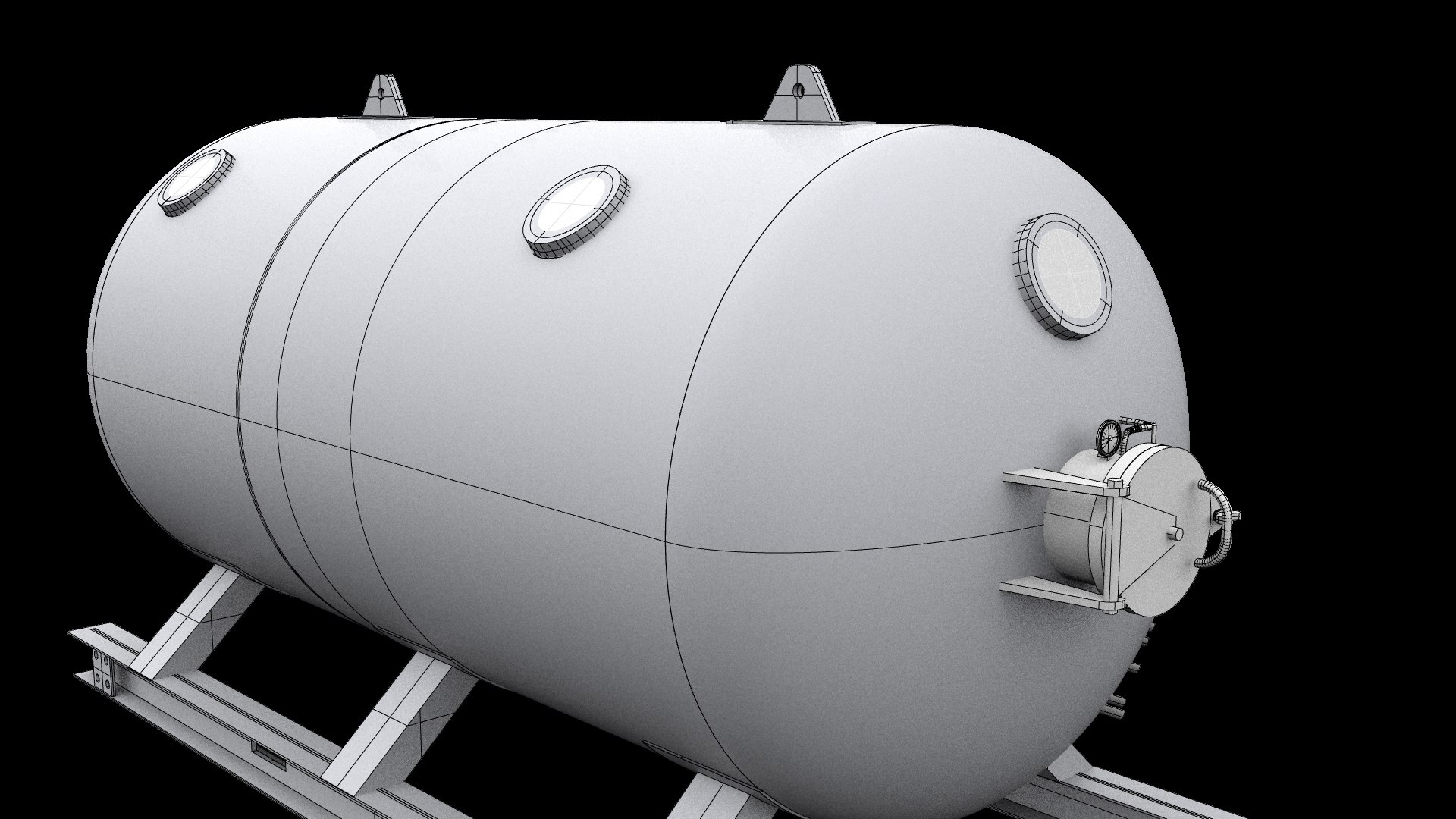 3D Chamber1800 - TurboSquid 2229044