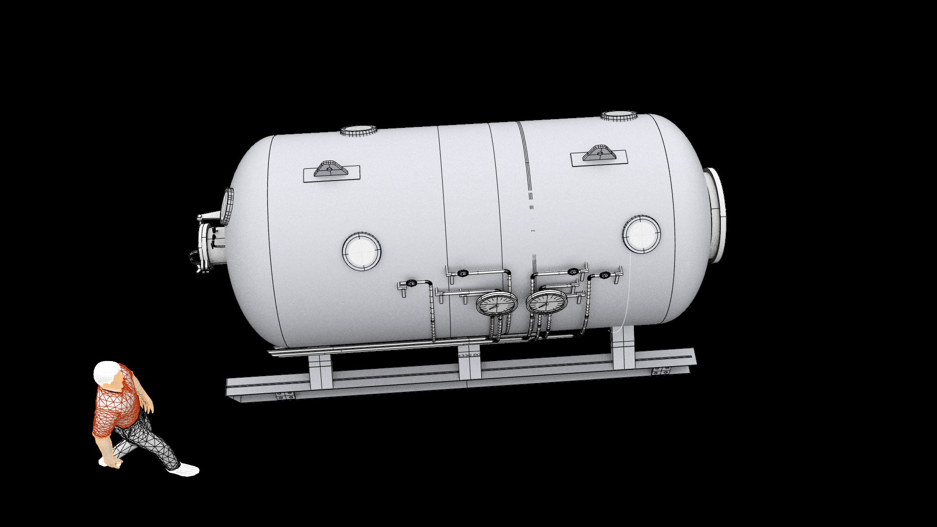 3D Chamber1800 - TurboSquid 2229044