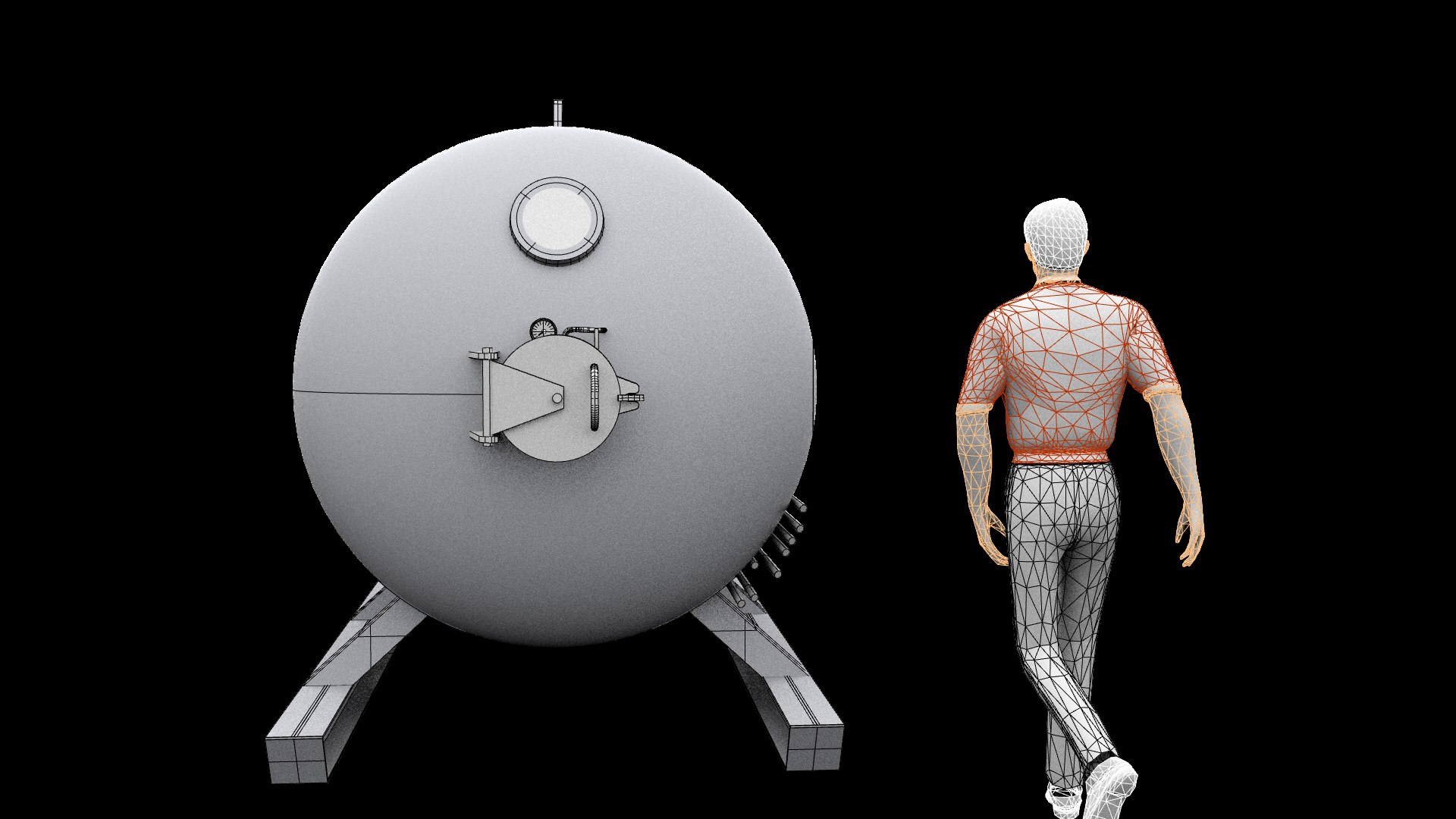 3D Chamber1800 - TurboSquid 2229044
