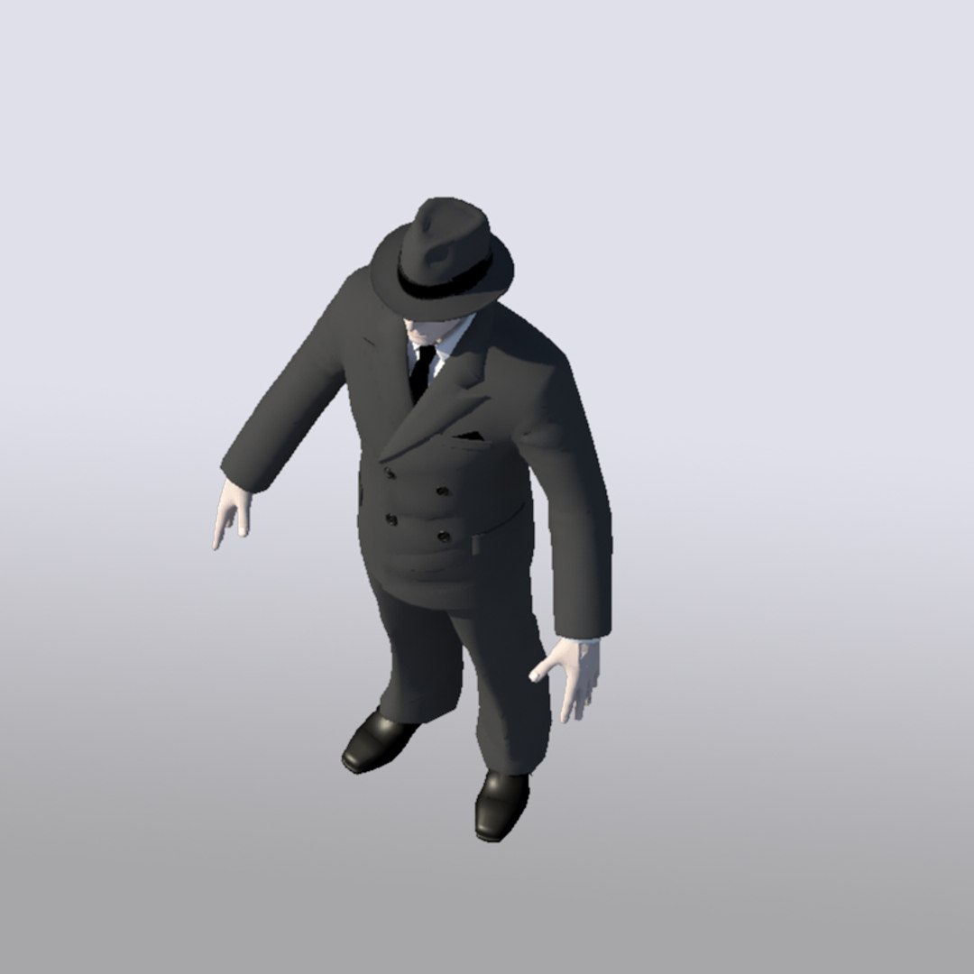 Gangster character 3D model - TurboSquid 1272284