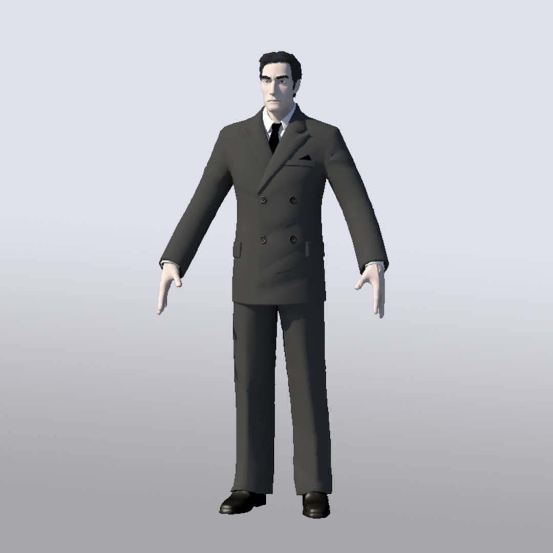 Gangster character 3D model - TurboSquid 1272284