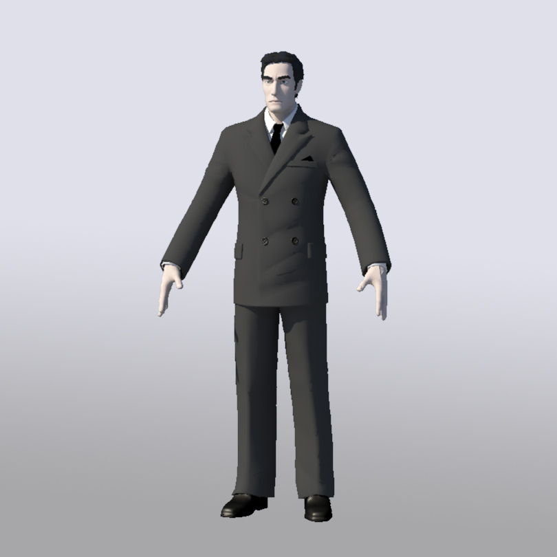 Gangster character 3D model - TurboSquid 1272284