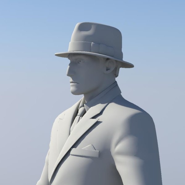 Gangster character 3D model - TurboSquid 1272284