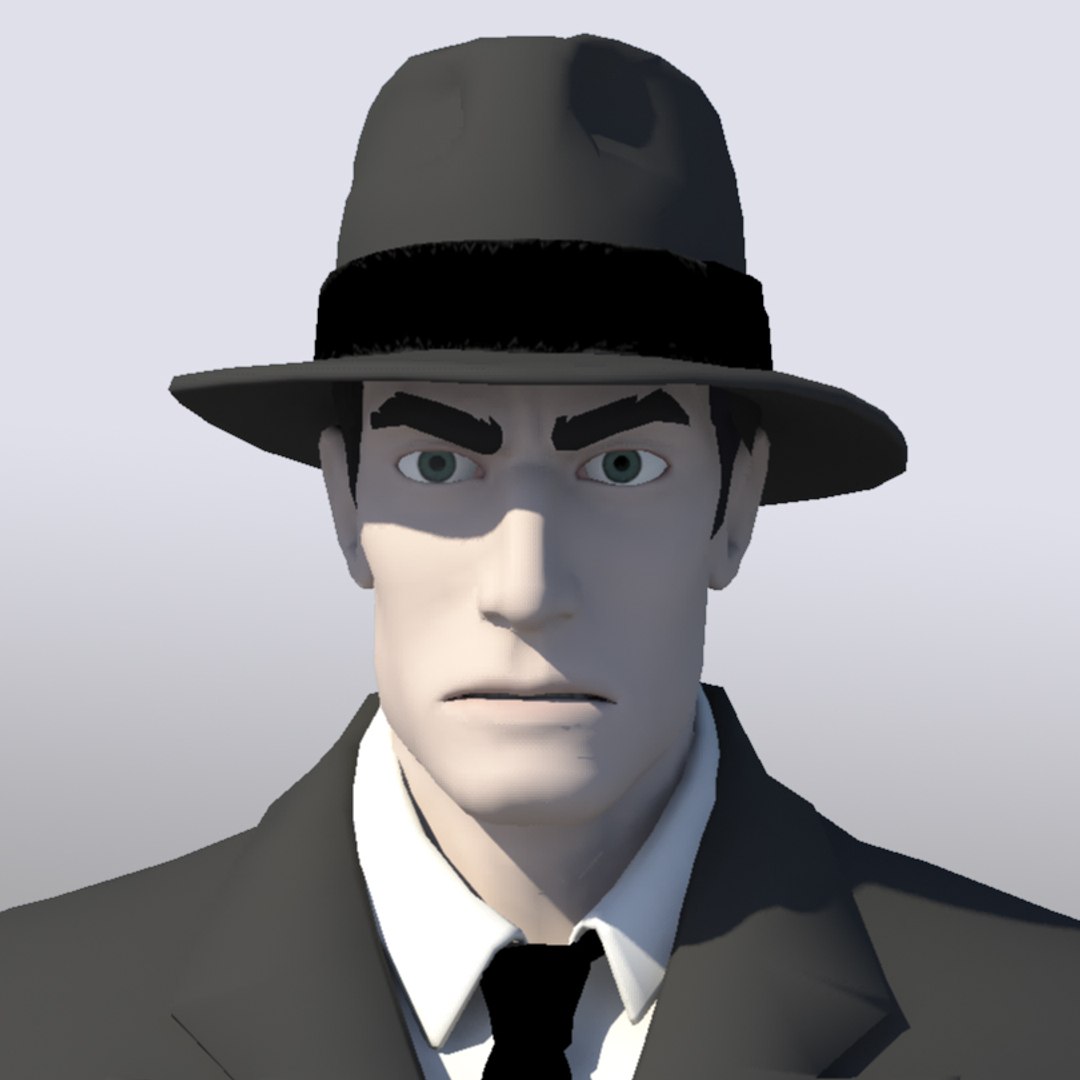 Gangster character 3D model - TurboSquid 1272284