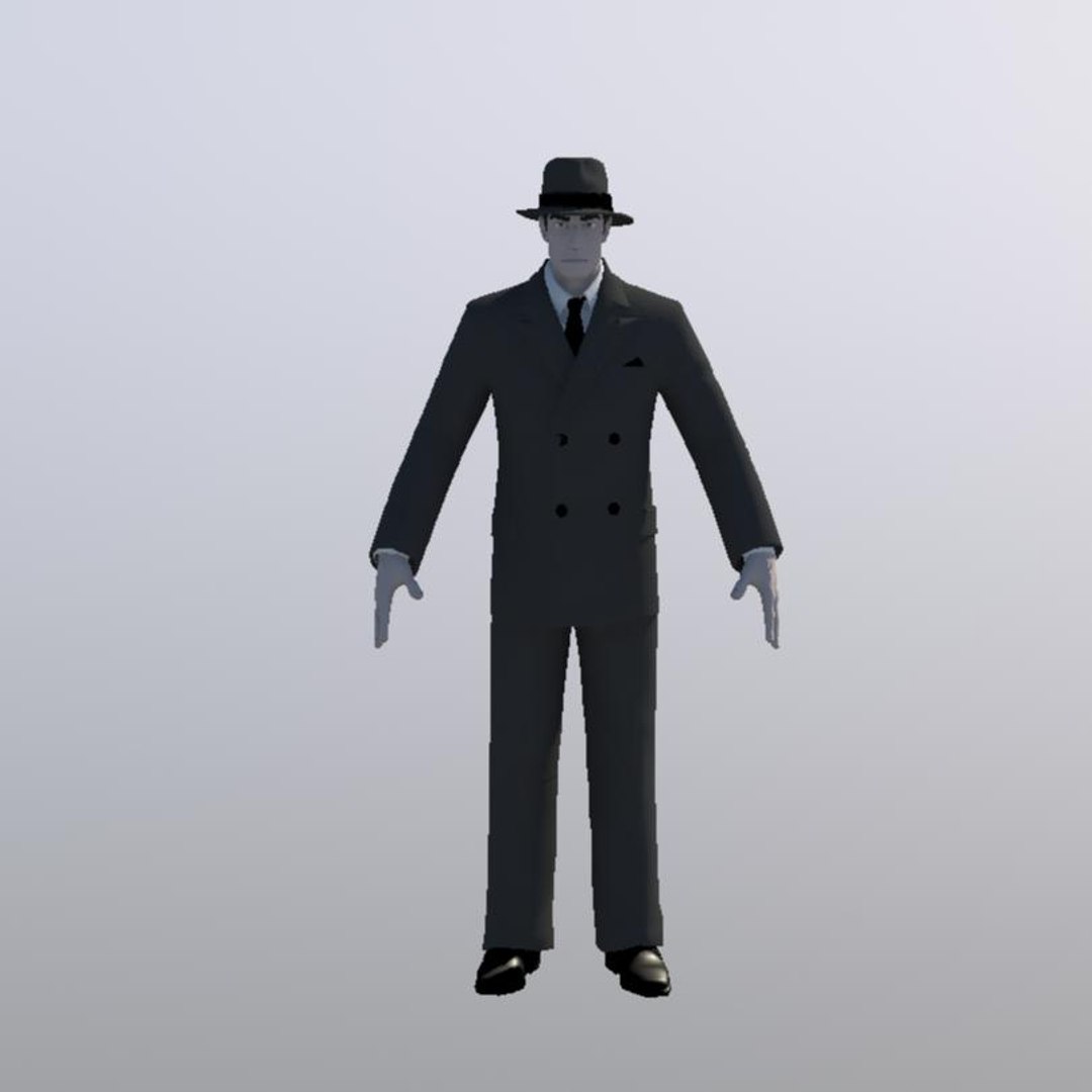 Gangster character 3D model - TurboSquid 1272284