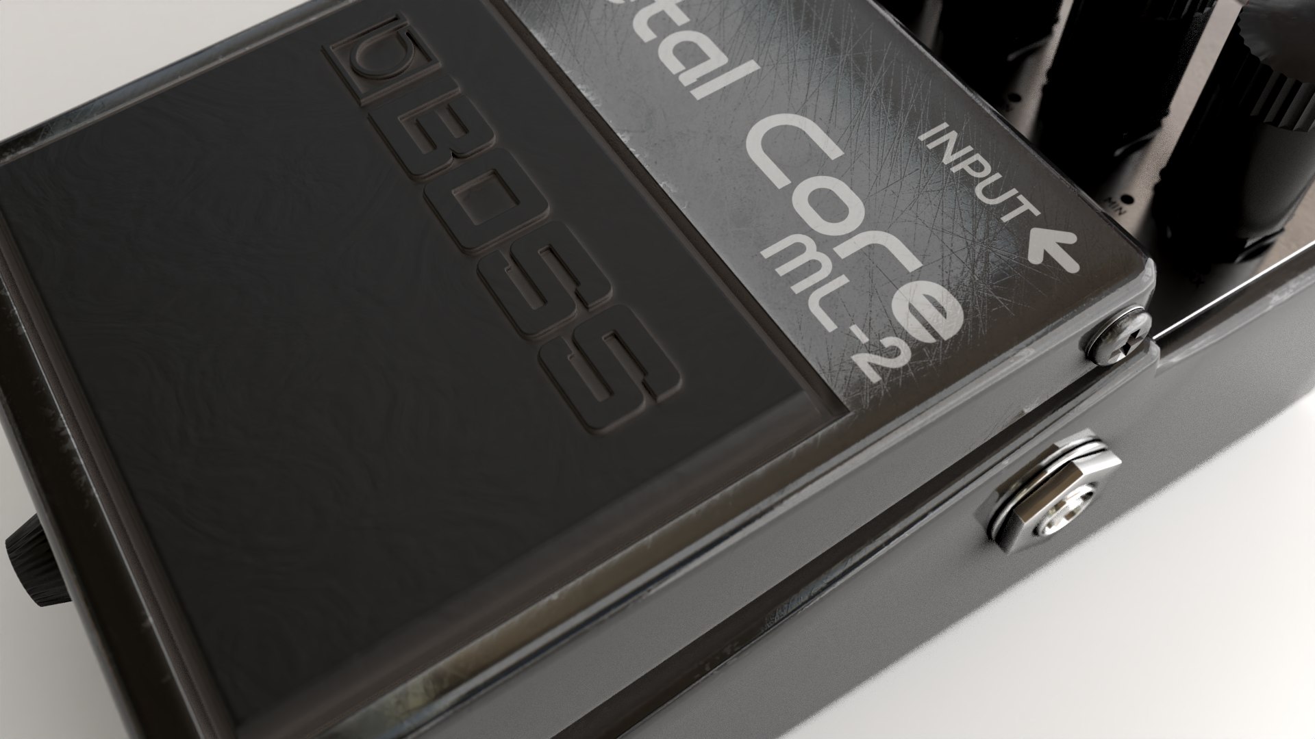 Boss Guitar Pedal Metal Core 3D Model - TurboSquid 2025277