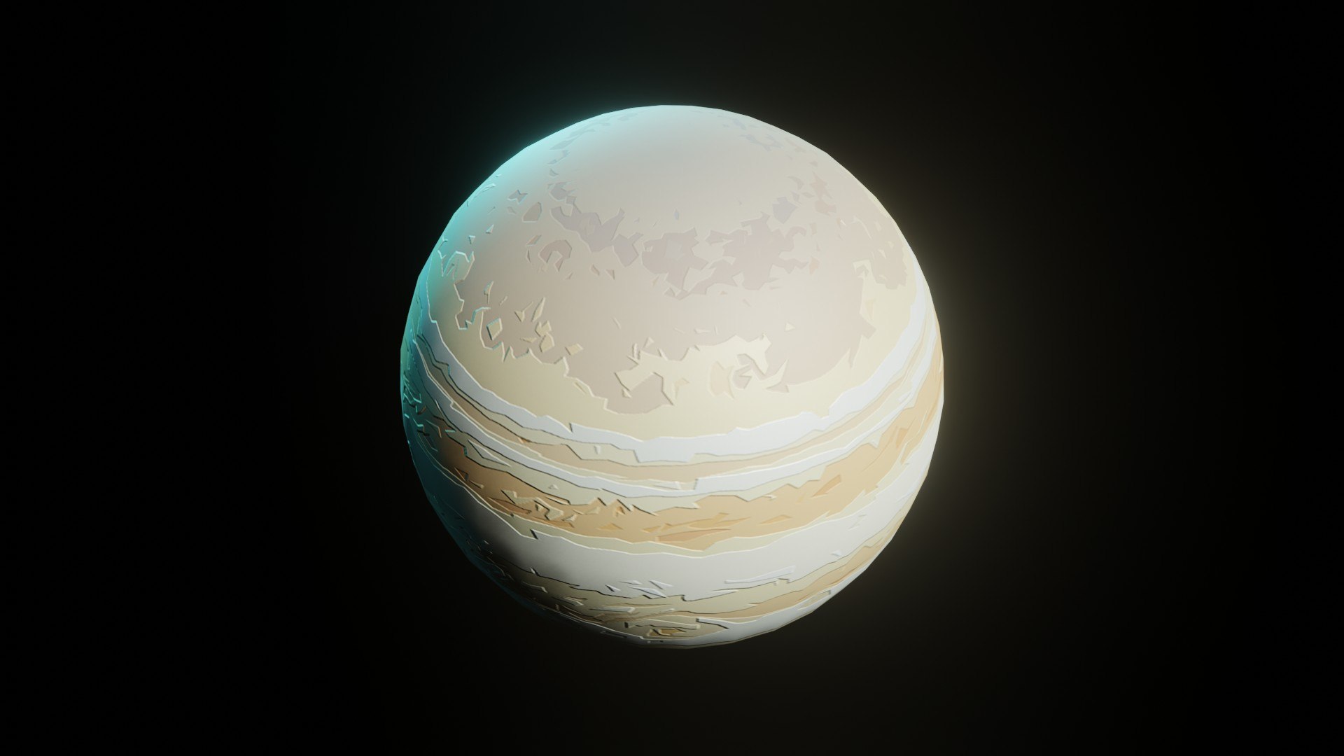 3D Stylized Planet Jupiter 2k 4k 8k Textures Model - TurboSquid 2130908