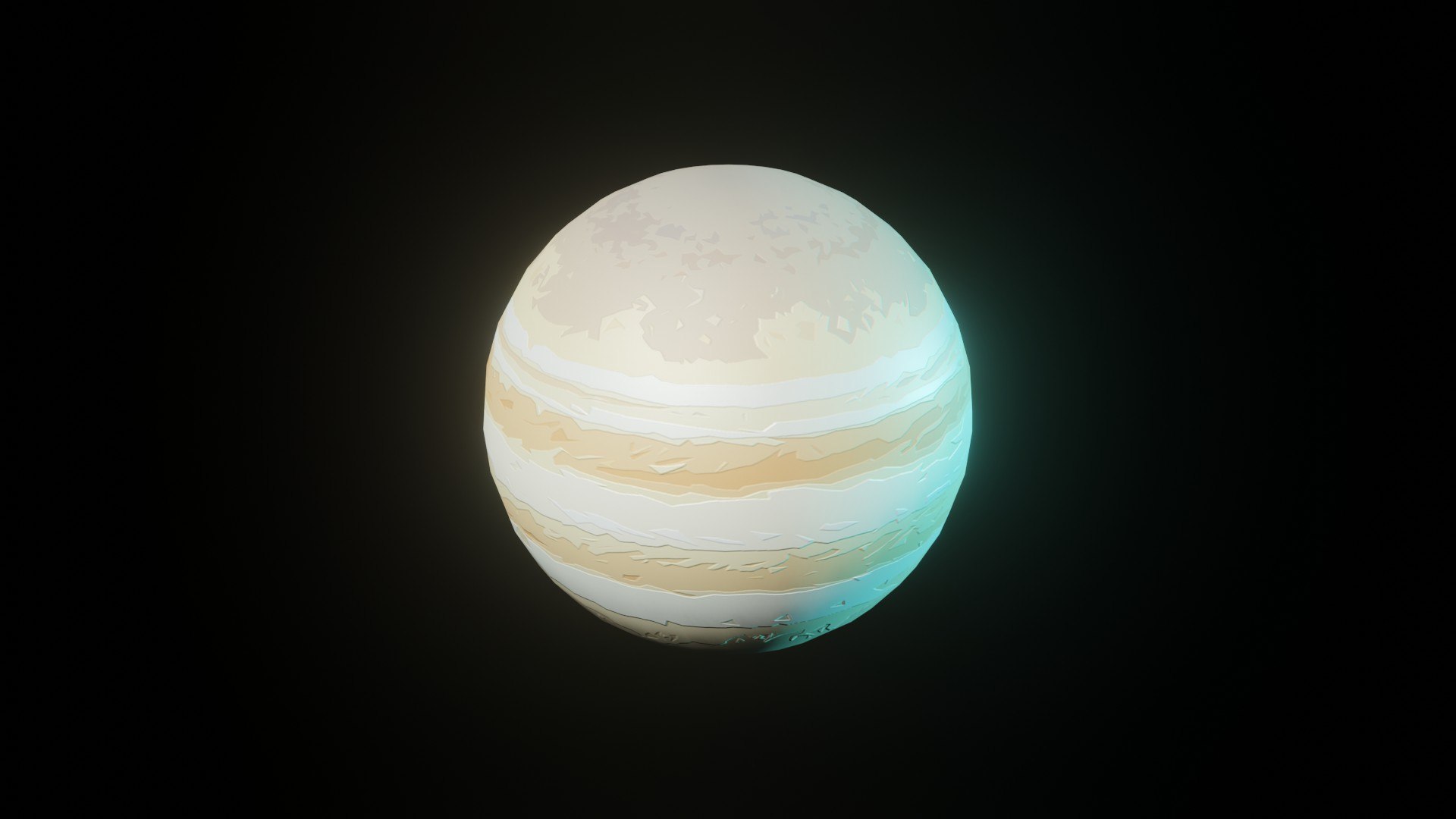 3D Stylized Planet Jupiter 2k 4k 8k Textures Model - TurboSquid 2130908