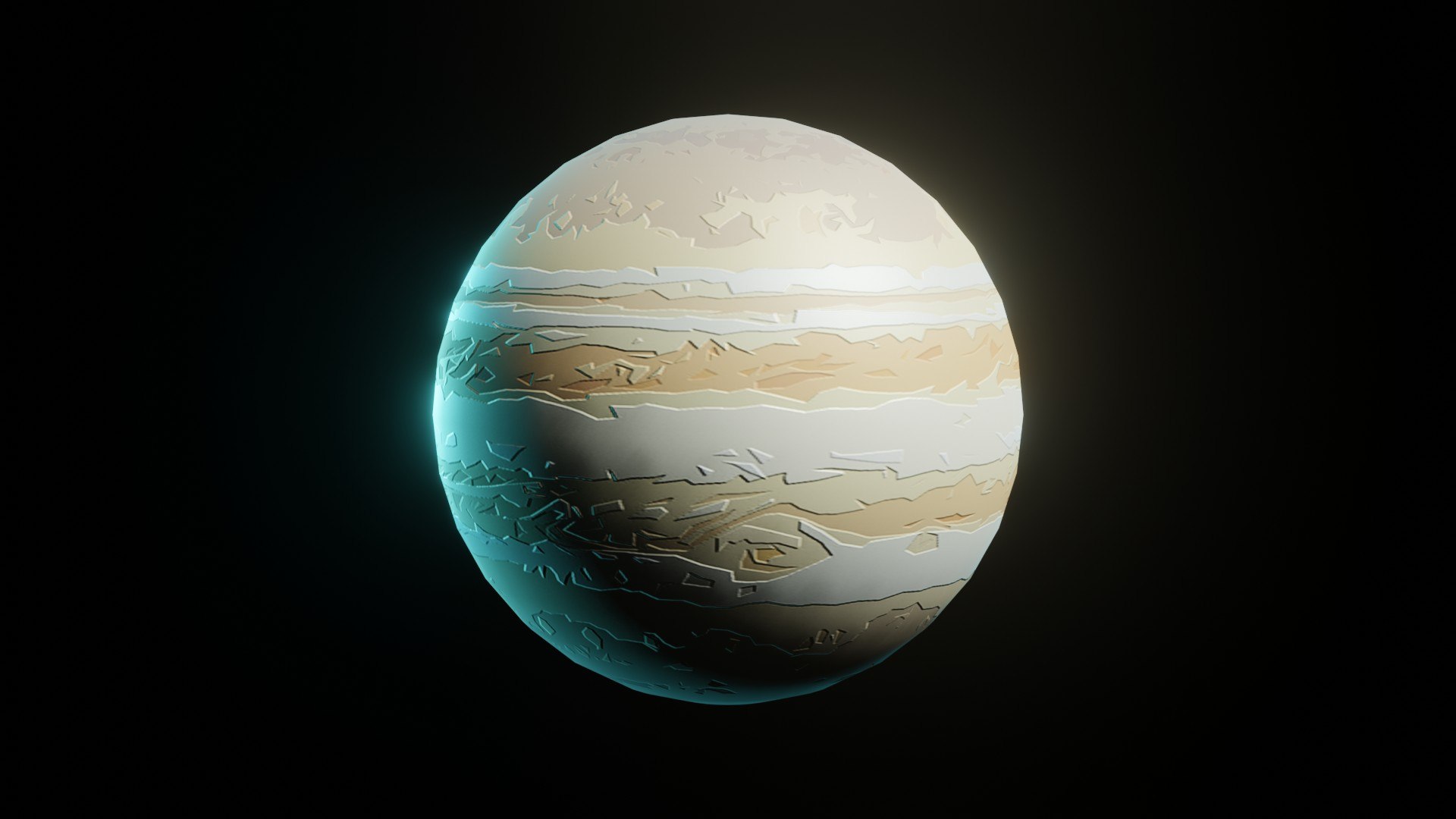 3D Stylized Planet Jupiter 2k 4k 8k Textures model - TurboSquid 2130908