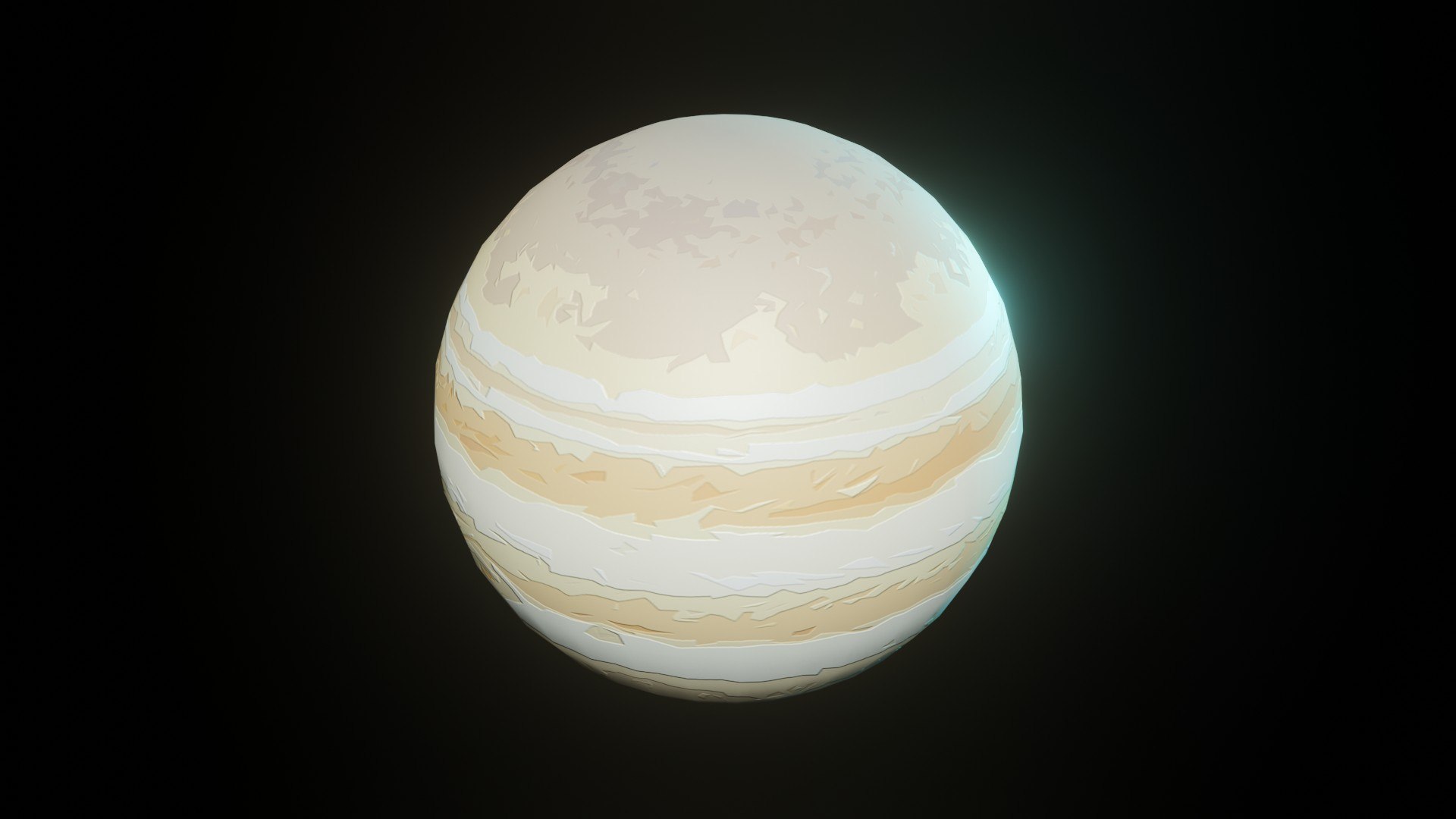 3D Stylized Planet Jupiter 2k 4k 8k Textures Model - TurboSquid 2130908