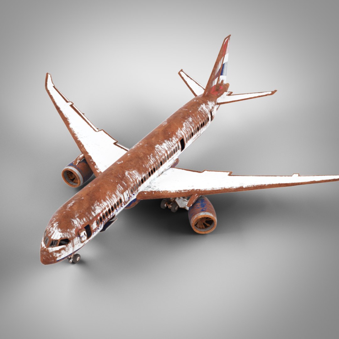 3d Old Boeing 787
