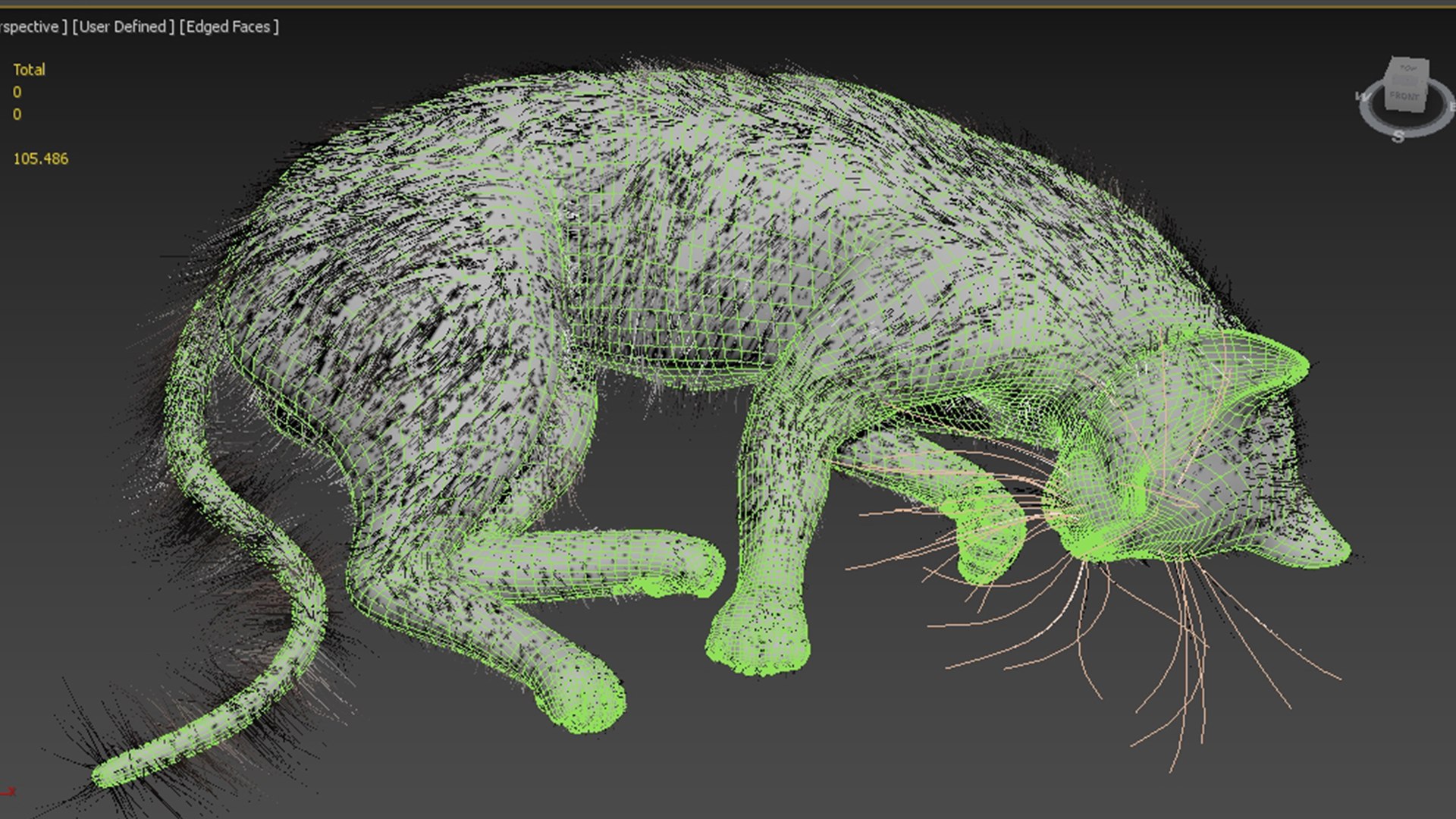 3D Sleeping Cat Model - TurboSquid 1779660