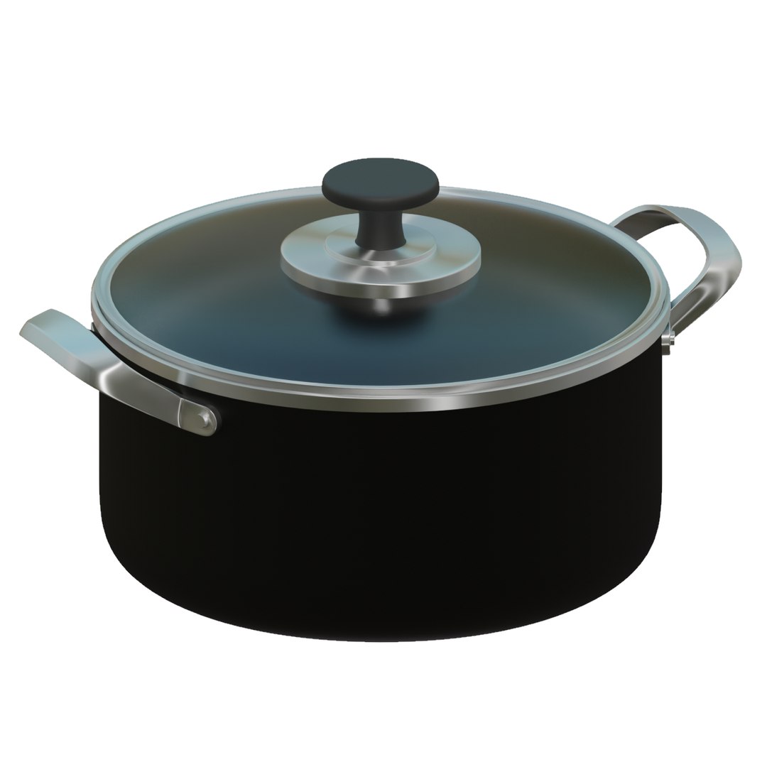 Kitchen Pot 3D Model - TurboSquid 1789398