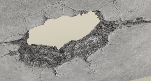 structural impact concrete 3d max