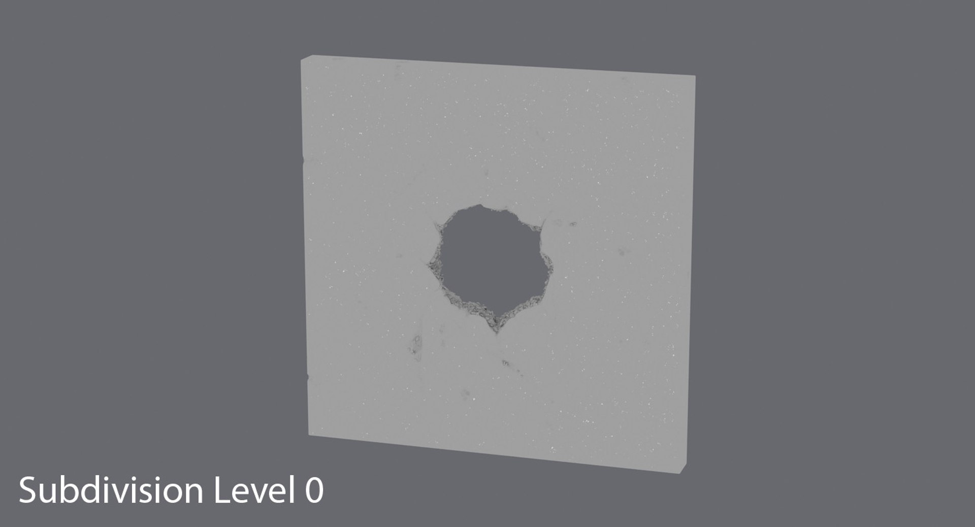 Structural Impact Concrete 3d Max