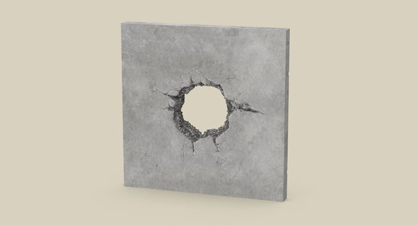 structural impact concrete 3d max