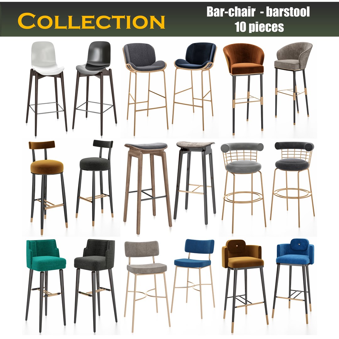 Bar Chair Model - TurboSquid 1566659