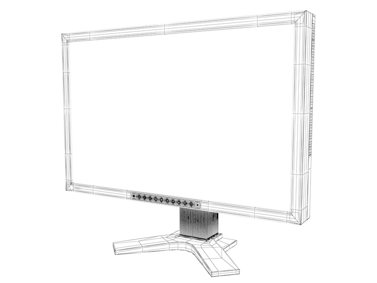 3d Model Eizo Monitor