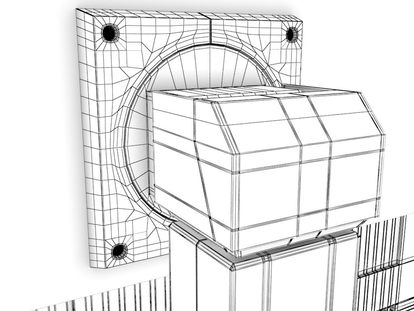 3d Model Eizo Monitor