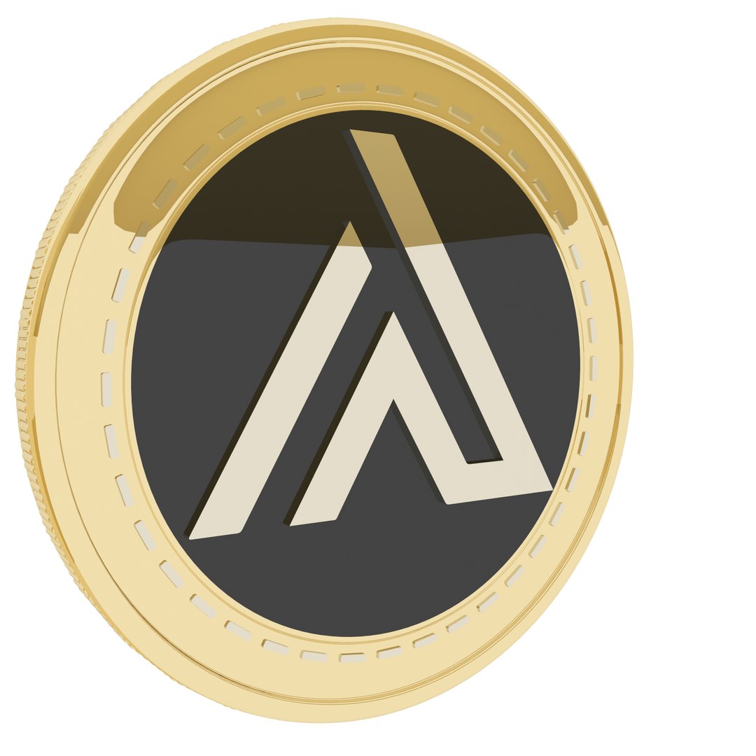Apollo Currency Cryptocurrency Gold Coin Model - TurboSquid 1782220