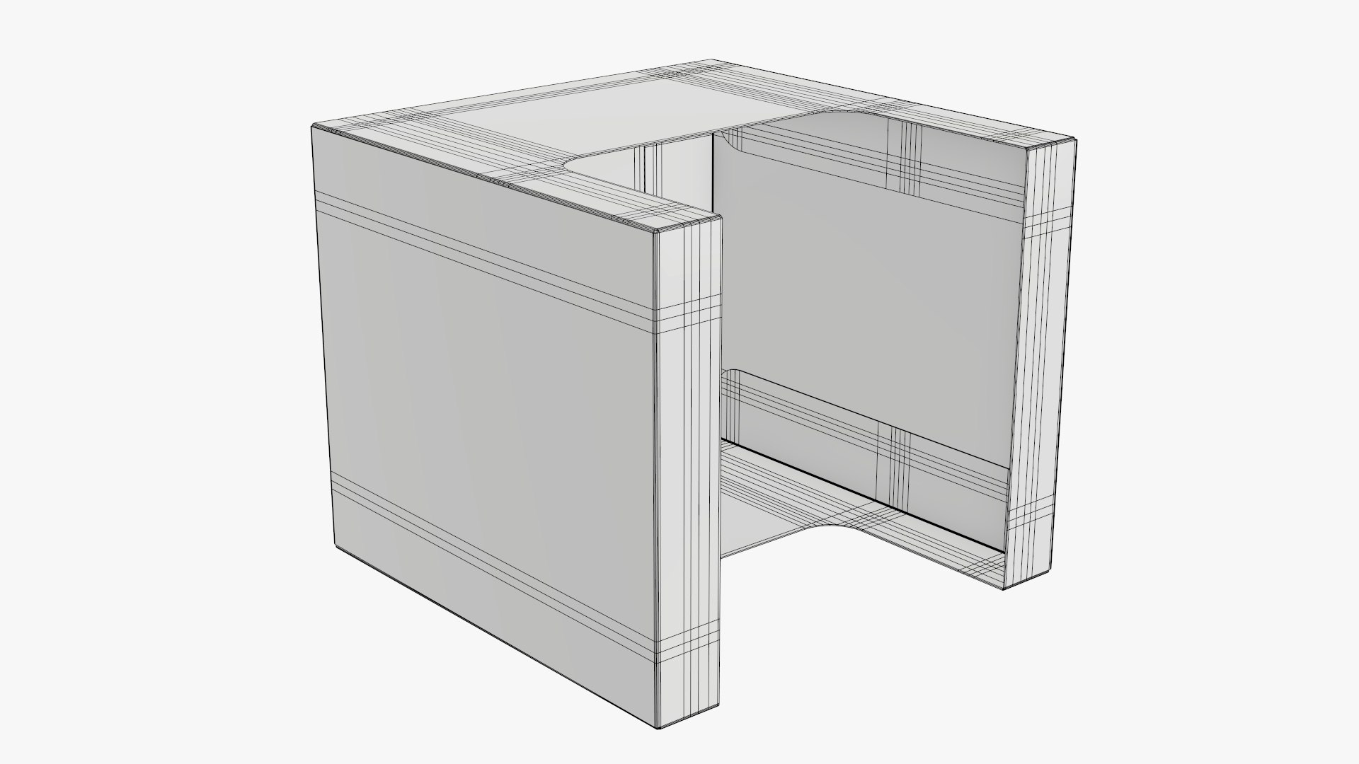 Cardboard retail box 3D model - TurboSquid 1590266