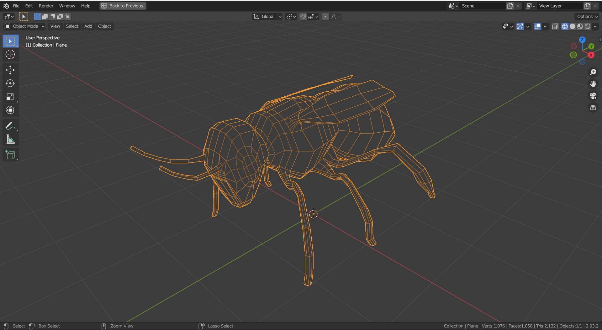 Low-poly Bee 3D - TurboSquid 1777195