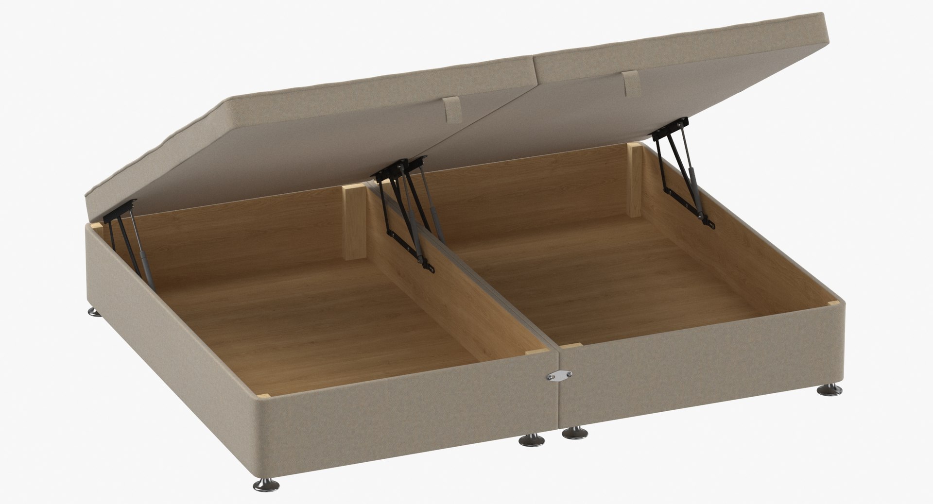 3D bed base 07 open - TurboSquid 1479046