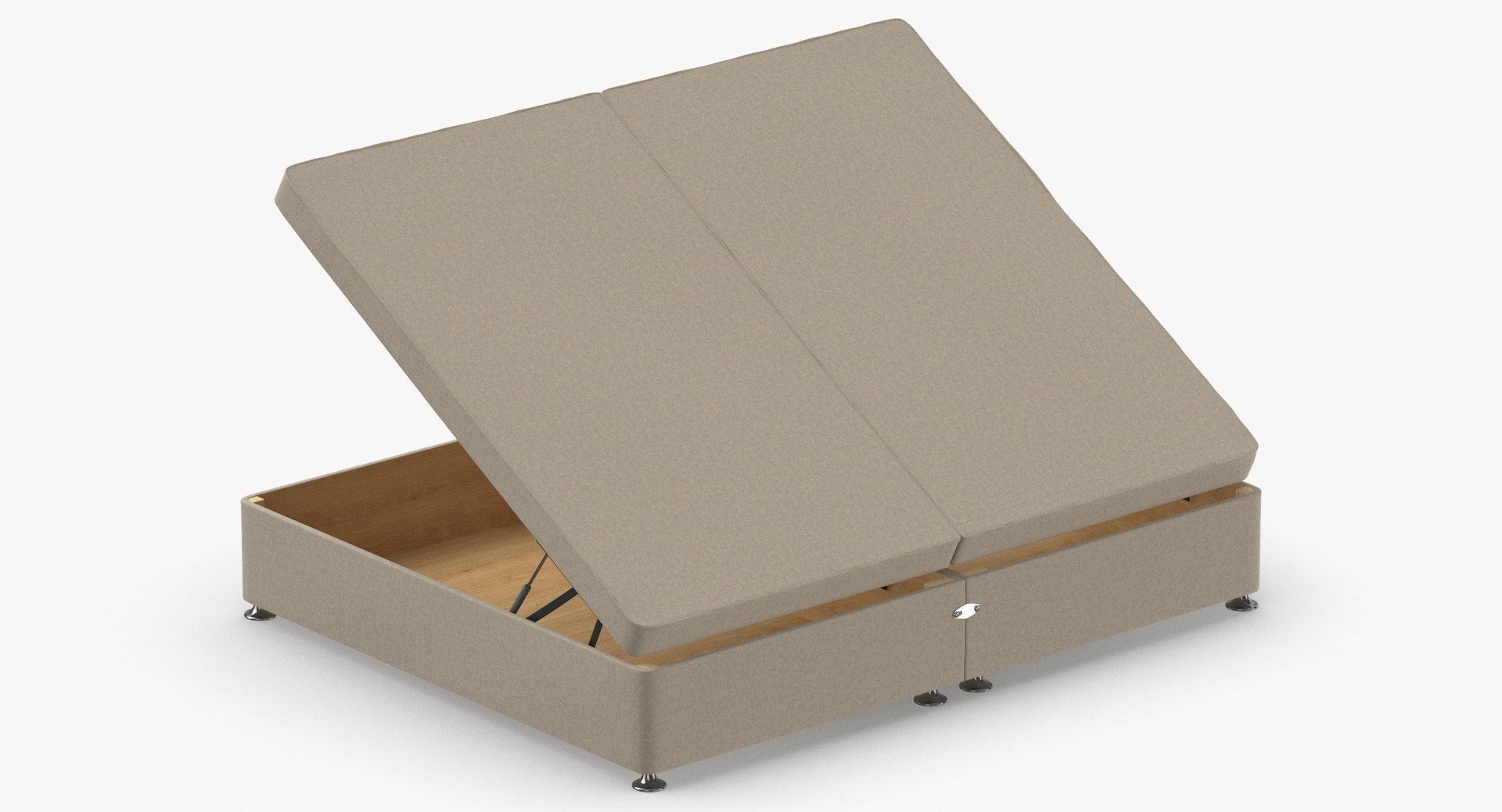 3D Bed Base 07 Open - TurboSquid 1479046