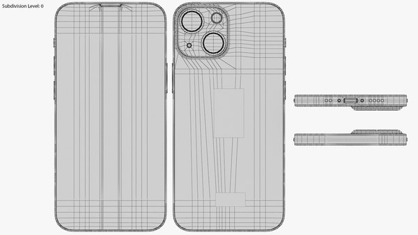 3D Apple iPhone 13 Mini Black - TurboSquid 1788534