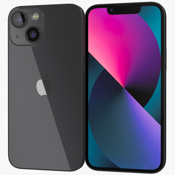 modelo 3d Apple iPhone 13 Mini Negro - TurboSquid 1788534