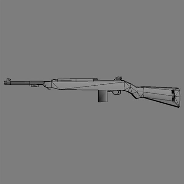 3ds max m1 carbine