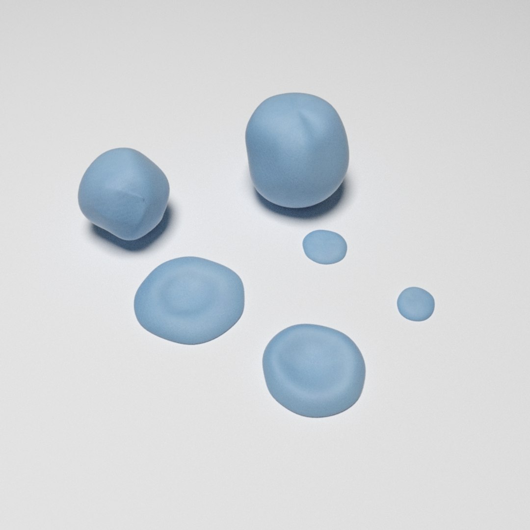 Blu Tack 3D Model - TurboSquid 1607393