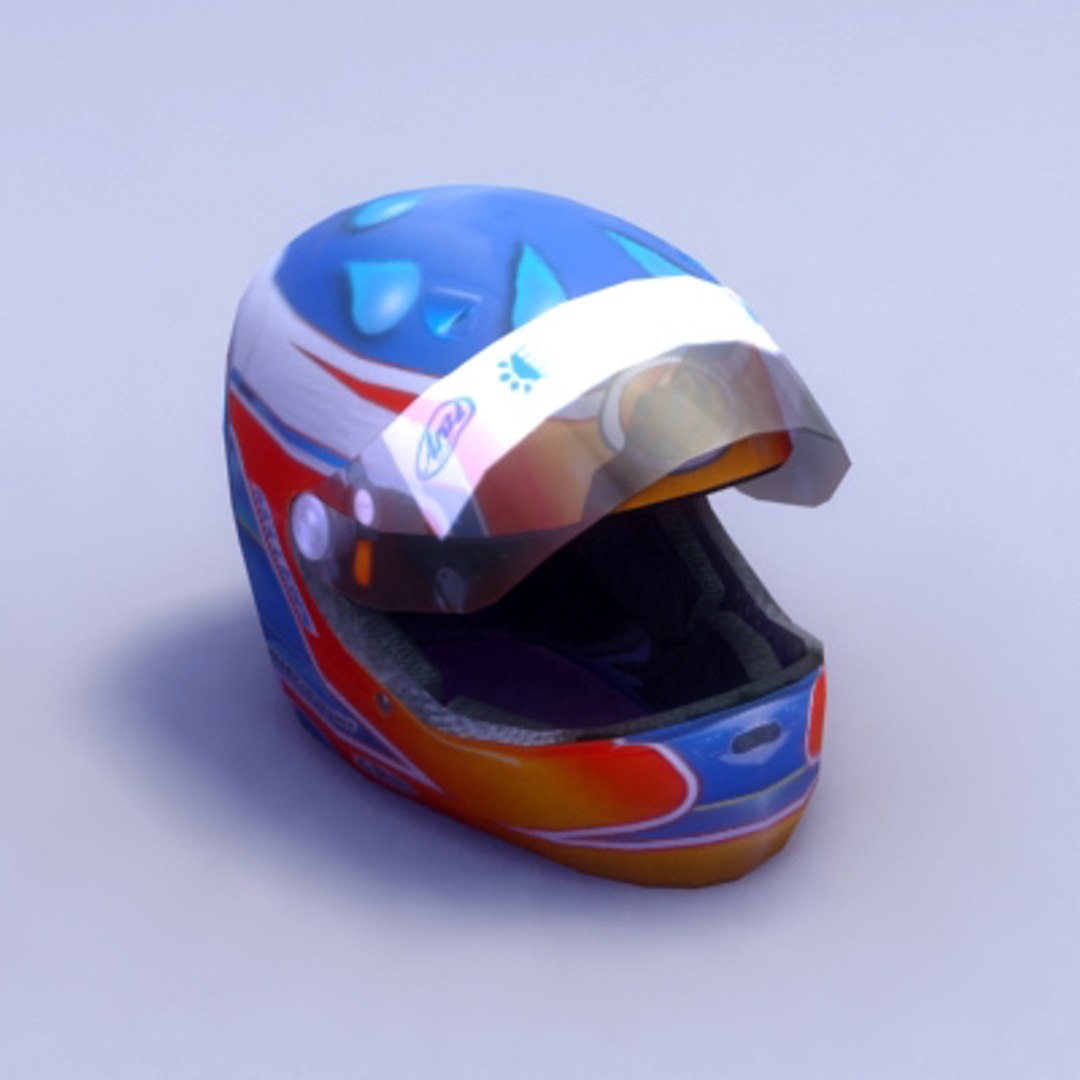3d Model Racing Driver Equipment
