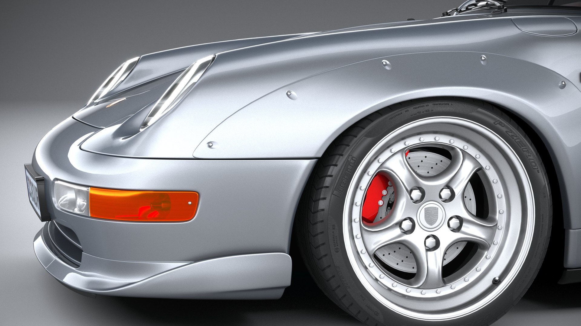 3D Porsche 911 GT2 993 1993 Model - TurboSquid 2012845