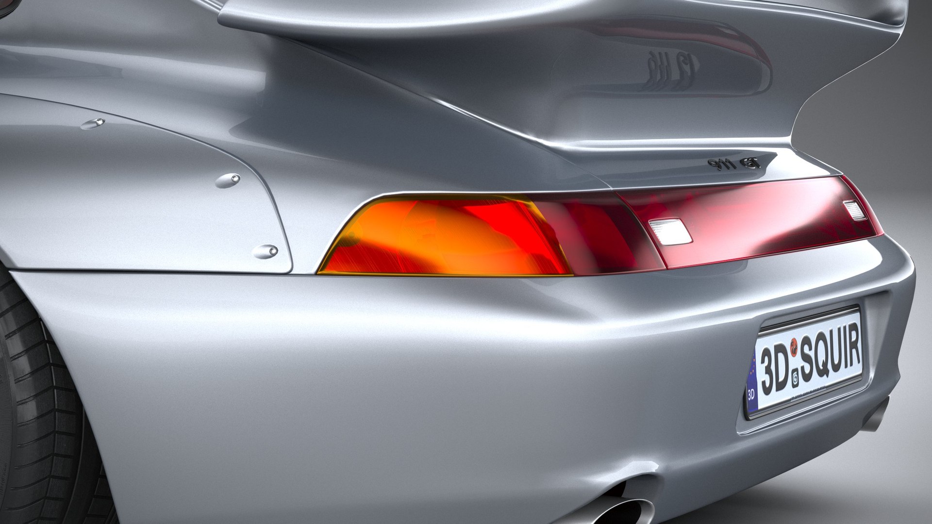 3D Porsche 911 GT2 993 1993 Model - TurboSquid 2012845
