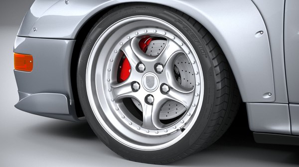 3D Porsche 911 GT2 993 1993 model - TurboSquid 2012845