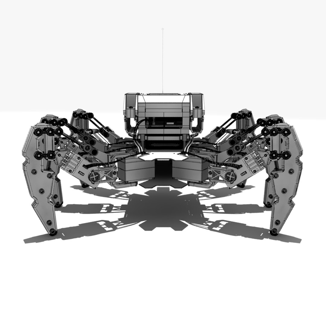 3d Kmr-6 Hexapod Robot Kondo