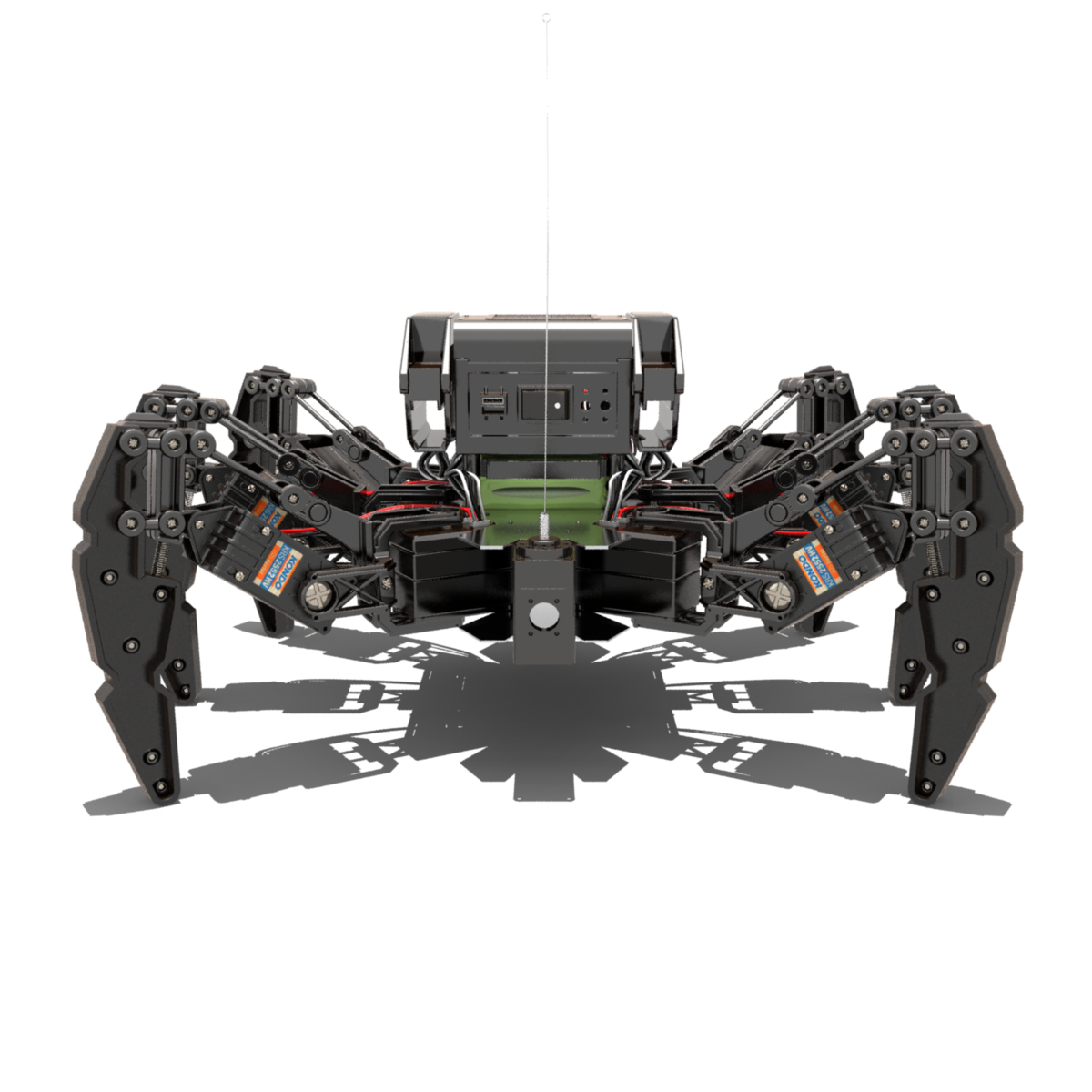 3d kmr-6 hexapod robot kondo