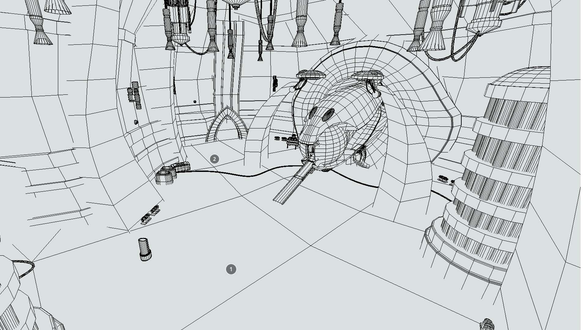 3D Star Wars - Dooku's Secret Hangar - TurboSquid 1834719