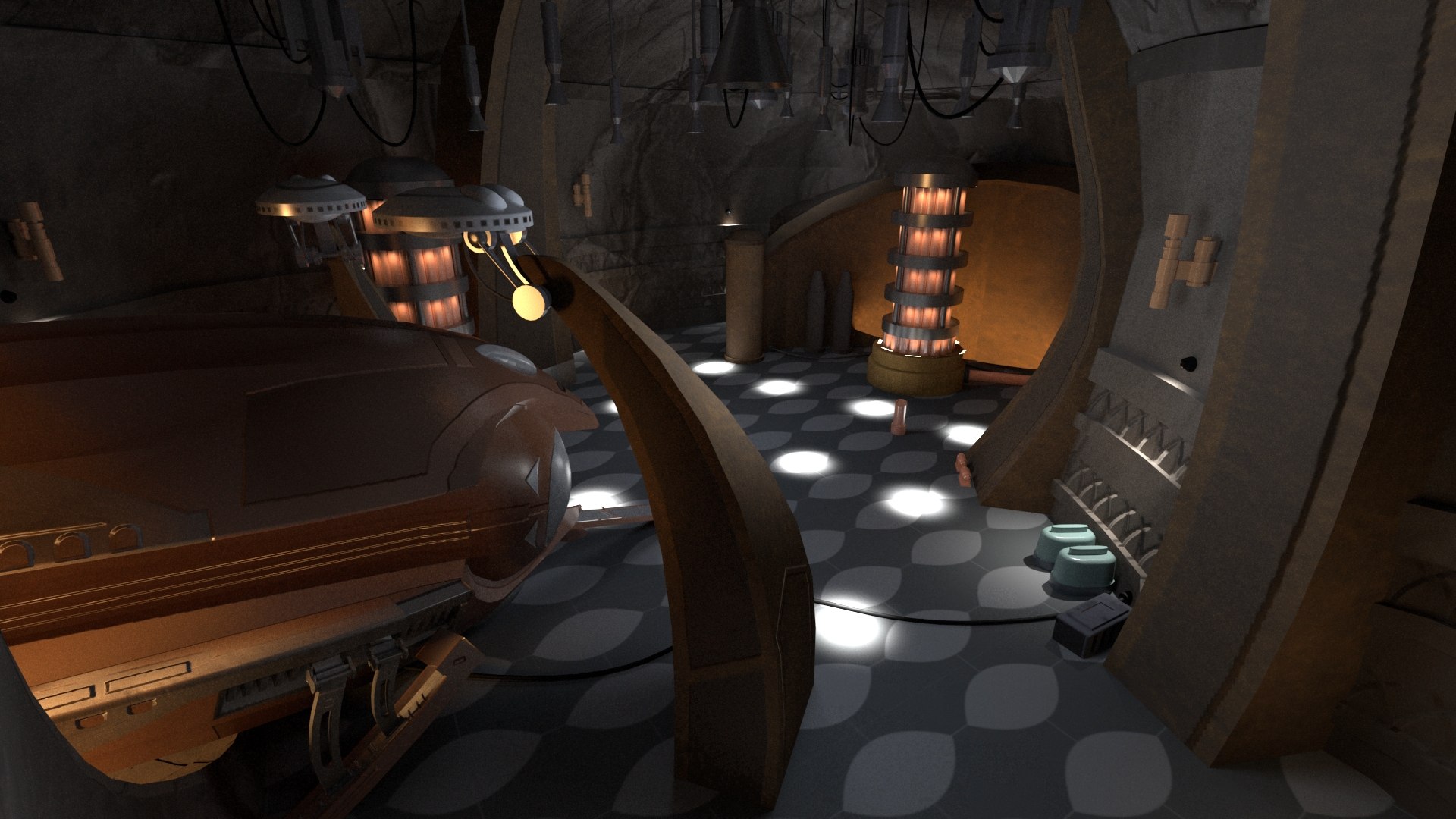 3D Star Wars - Dooku's Secret Hangar - TurboSquid 1834719