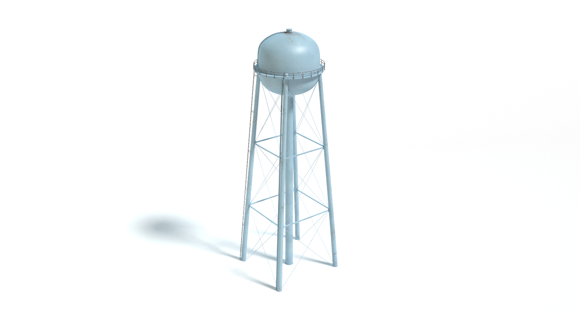 Water Tower 3d Model