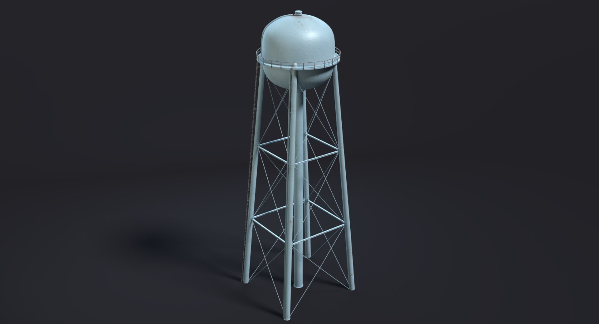 Water Tower 3d Model