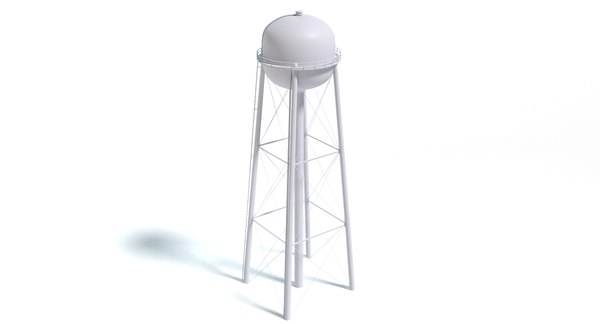 water tower 3d model